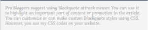 20 Handpicked Stylish Blockquote CSS For Blogger