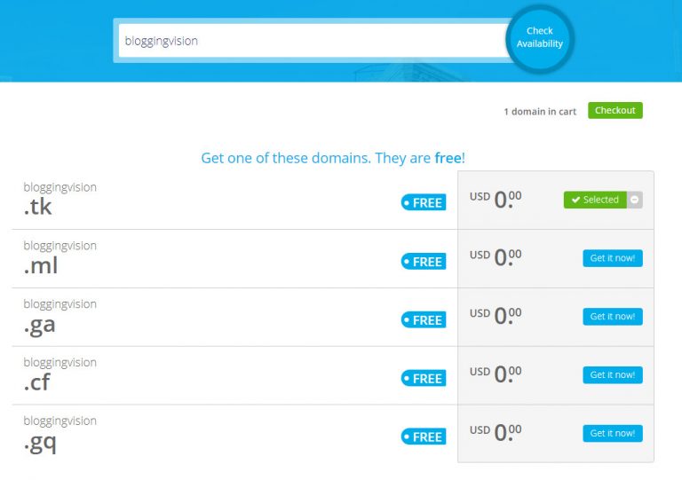 Get 100% Free Domain Names in 2024